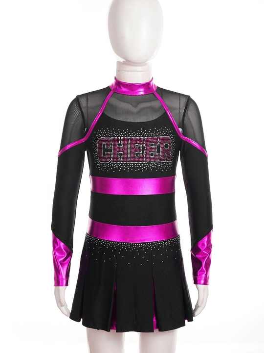 Custom Cheerleading Uniforms - Dazzling Rhinestone Designs