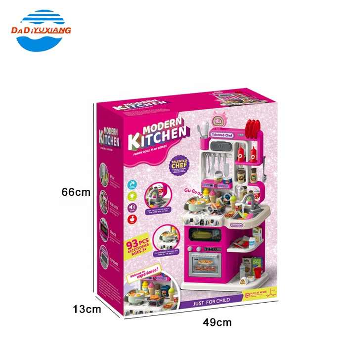New Design Spray Kitchen Toys Cooking Toy Table Home Pretend Kitchen ...