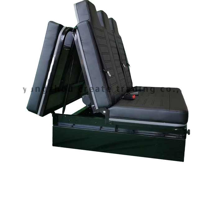 Comfortable Folding RV Camper Van Sofa Seat Bed for 3 Passengers