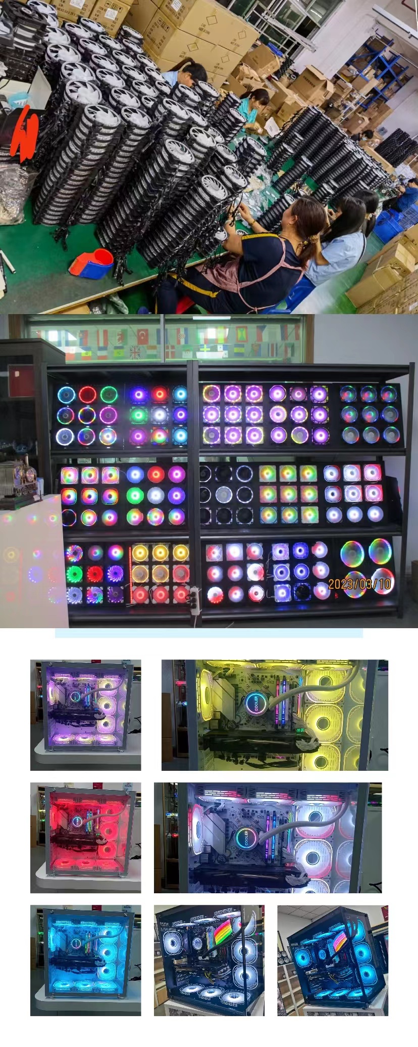 Pc Case Computer Cases & Towers Rgb Steel Desktop Synology ATX Gaming ...