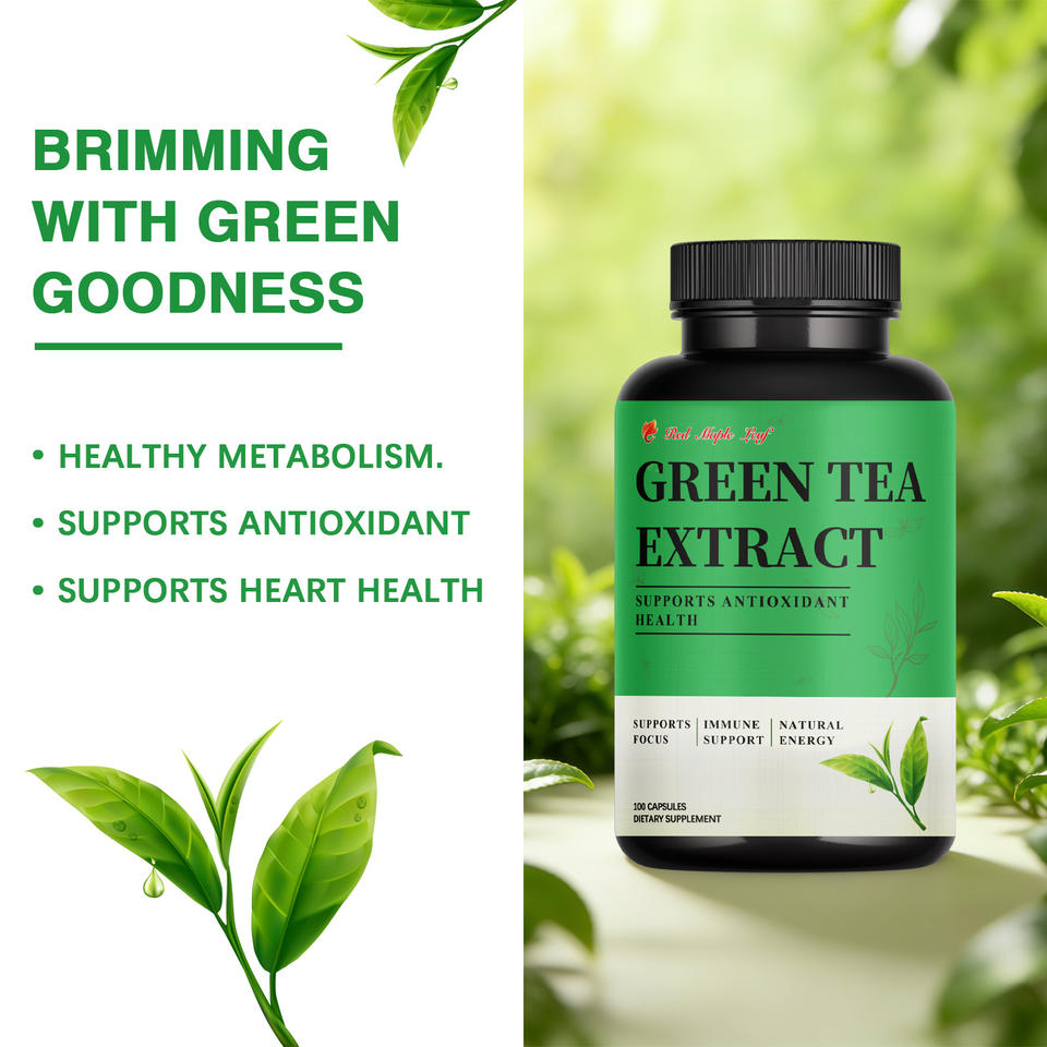 Decaf Green Tea Extract Hard Capsules - Third-Party Tested Heavy Metal ...