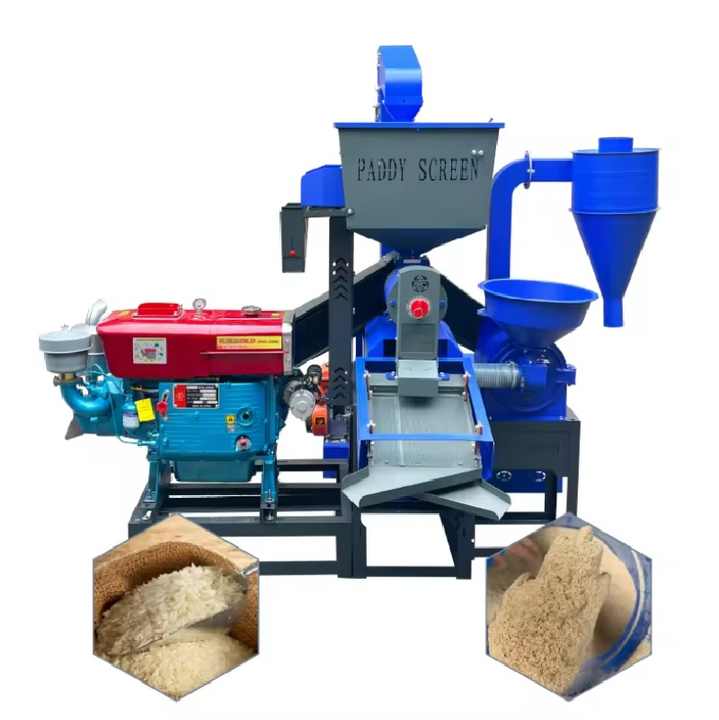 Automatic Mini Rice Mill - High Efficiency & Multifunctional