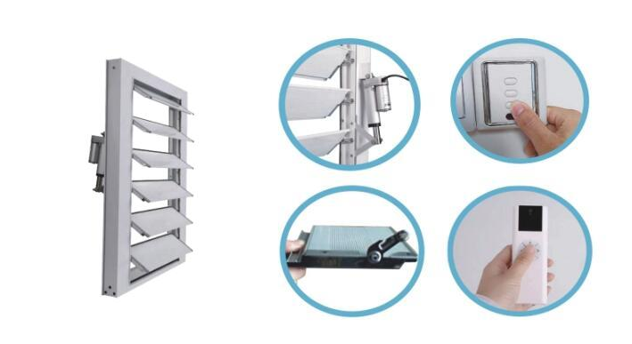 TOMA Safe Aluminum Blade Louver Shutter - Durable & Versatile