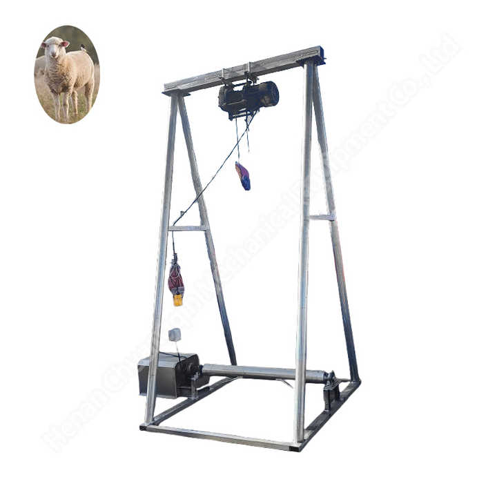 Goat Slaughter Equipment Goat Mutton Skin Removal Machine Slaughtering ...
