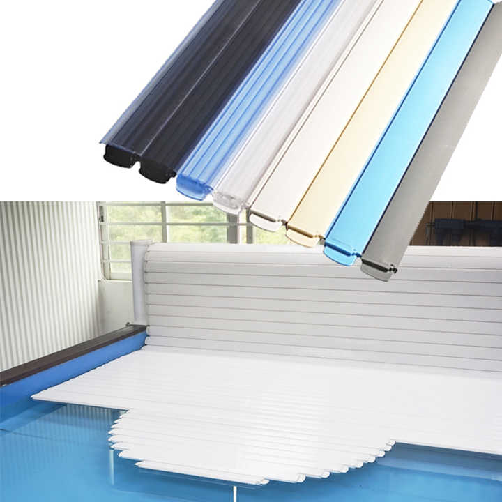 POOLMAX Rigid PC Slat Retractable Swimming Pool Safety Cover