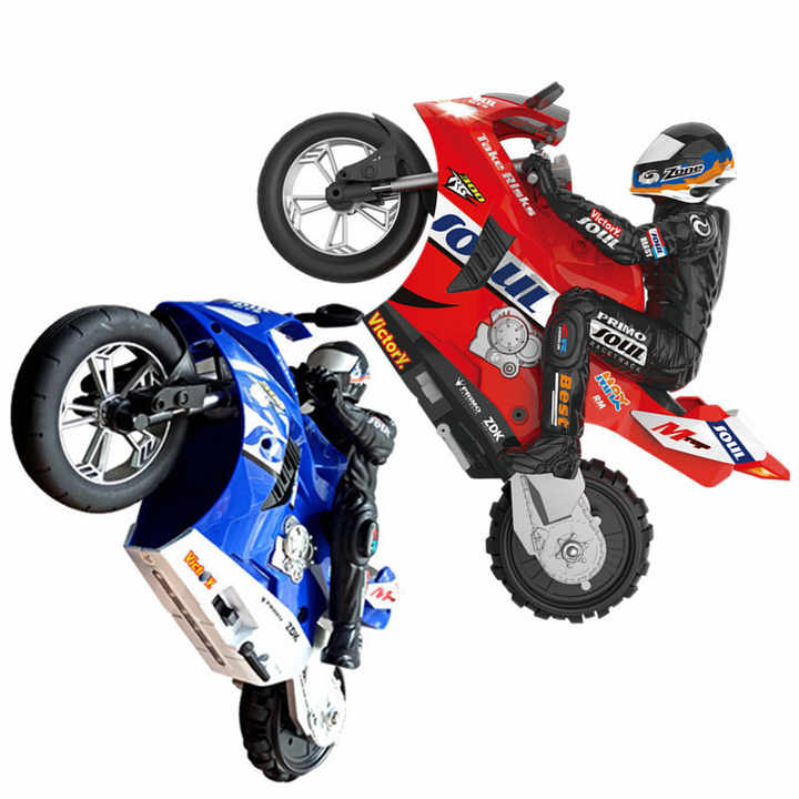 Hot Tiktok 1:6 RC Stunt Motorcycle Rc Stunt Car Hobby Toys 2.4G Remote ...