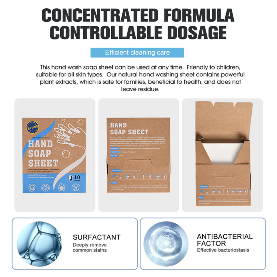 Sustainable Hand Washing - Dissolvable Paper Soap Sheets