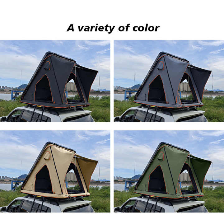 Outdoor Camping Car Rooftop Tent Suppliers ABS Pop-up Triangle Rooftop ...