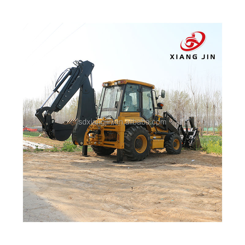 4WD Two-Head Wheel Loader with Large Capacity Bucket Front Digging Rear ...