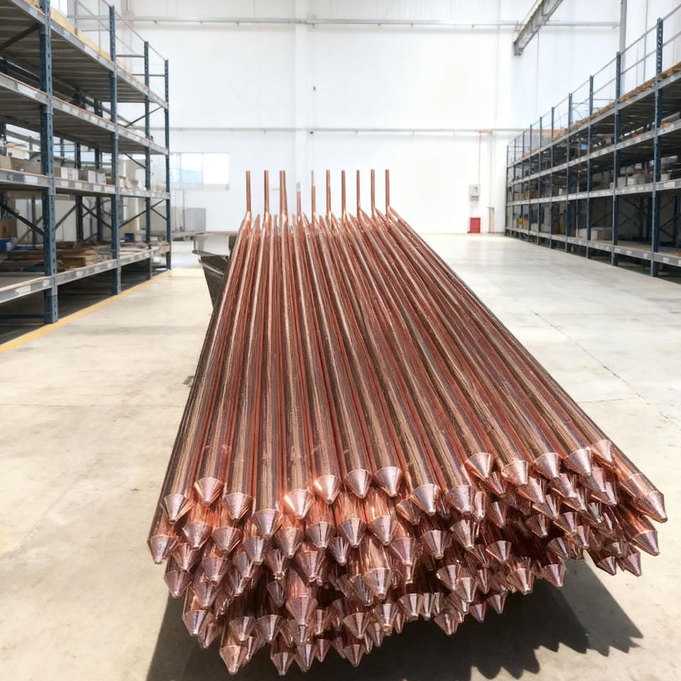 Copper Clad Steel Grounding Wire Rod Set with Insulated Grounding Wire ...