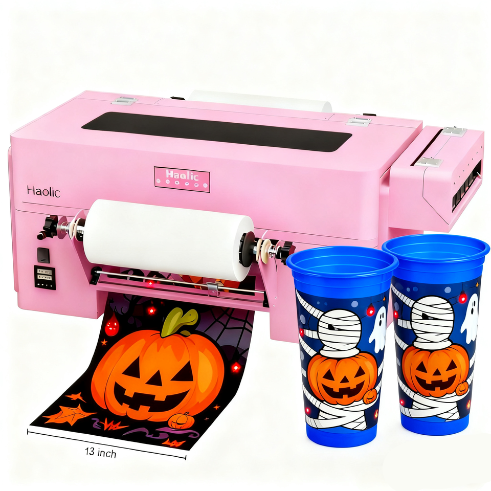 Haolic New UV DTF Printer Machine A3 Auto Laminator with 1 Year ...