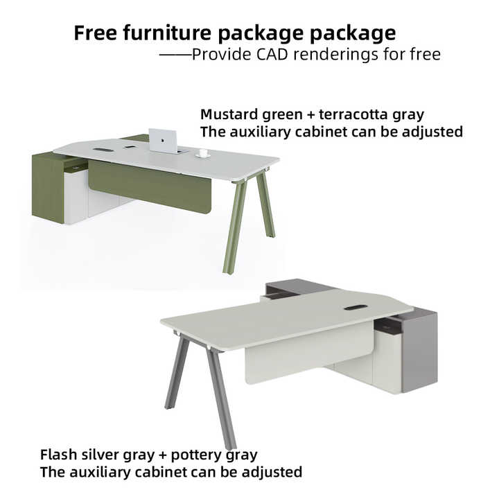 Eco-friendly desk Modern office table executive desk office computer ...