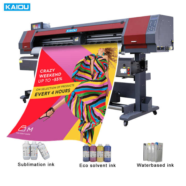 1.6m/1.8m Flex Banner Large Format Eco Solvent Printer 6ft Sublimation ...