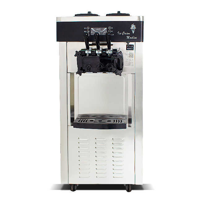 Professional Commercial Automatic Ice Cream Machine Maker 3 Flavor ...