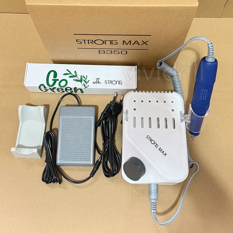 Strong B350 Micro Motor Handpiece Nail Drill Machine 40000 Rpm OEM ...
