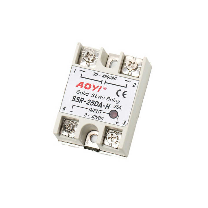 Aoyi 220v Ac Solid State Relay 40a Ssr 40da H For Heating 7648