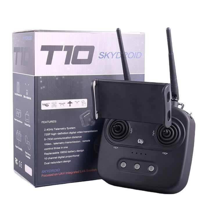 Skydroid T10 Remote Control with Mini Camera - 10km Map Transmission