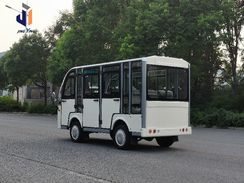 8-14 Seater Electric Mini Shuttle Bus with Door Electric Sightseeing ...