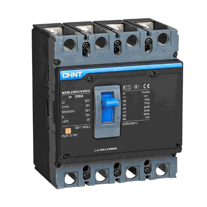 CHINT NXM Moulded Case Circuit Breaker Air Switch 2P 3P 4P MCCB 63A ...