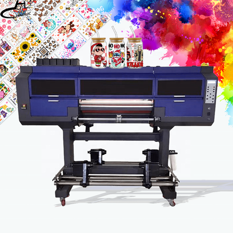 Haolic A3 Pink UV DTF Printer with Laminator - Dual XP600 Heads, Roll ...