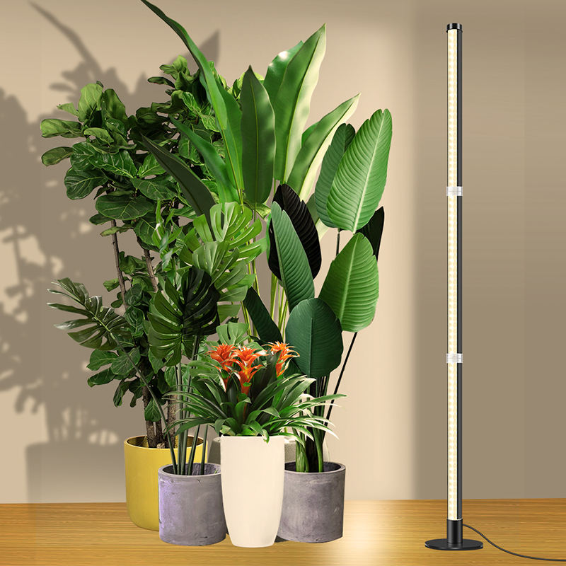 Standing Grow Light for Indoor Plants LED Plant Light Hanging and ...