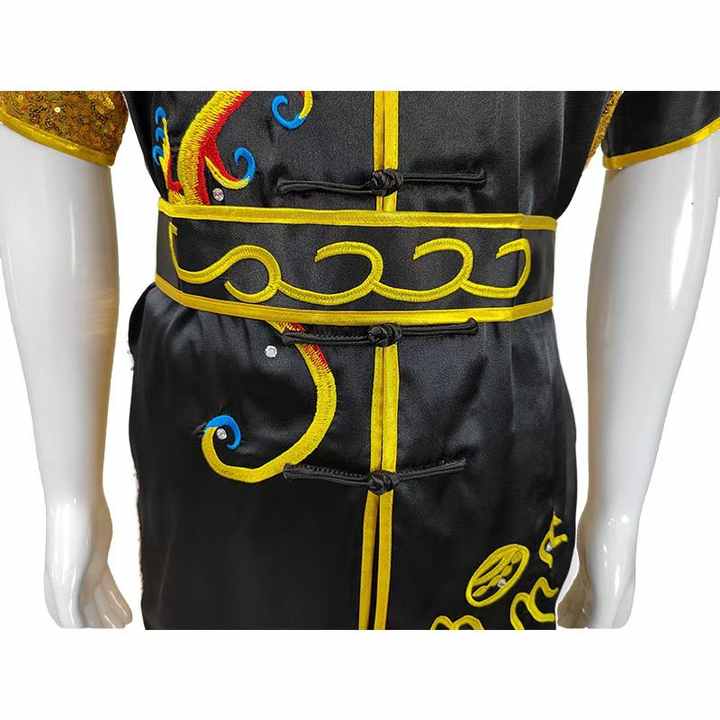 Traditional Dragon Wu Shu Uniforms Chinese Silk and Satin Elegant ...