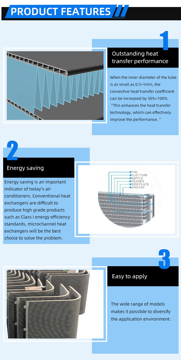 Custom Refrigerator Heat Exchanger Display Case/Freezer Micro Channel ...