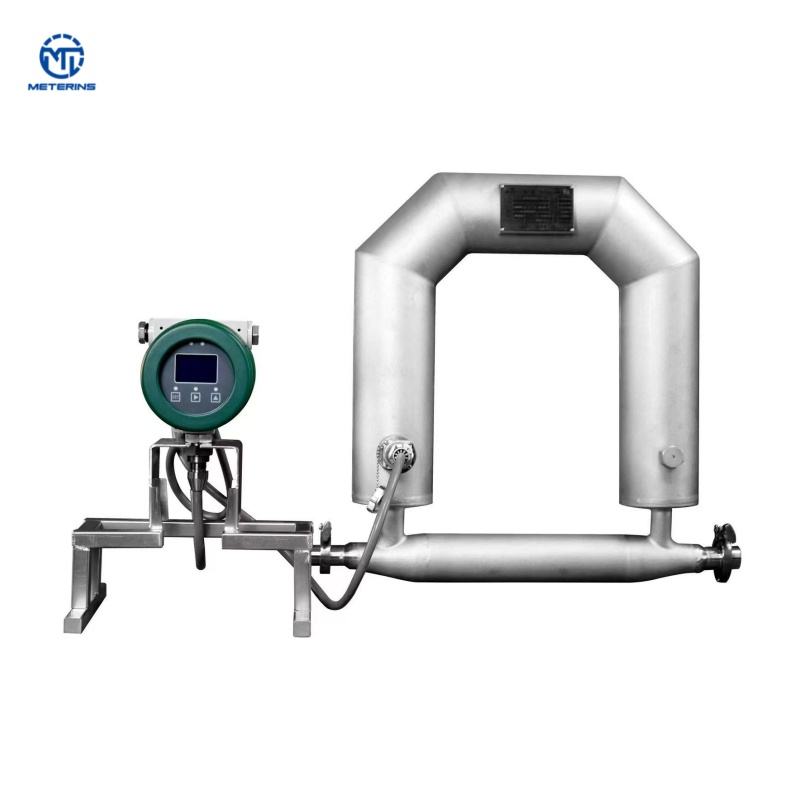 Coriolis Flow Meter with Tri-Clamp Connection 3A Sanitary Certified for ...