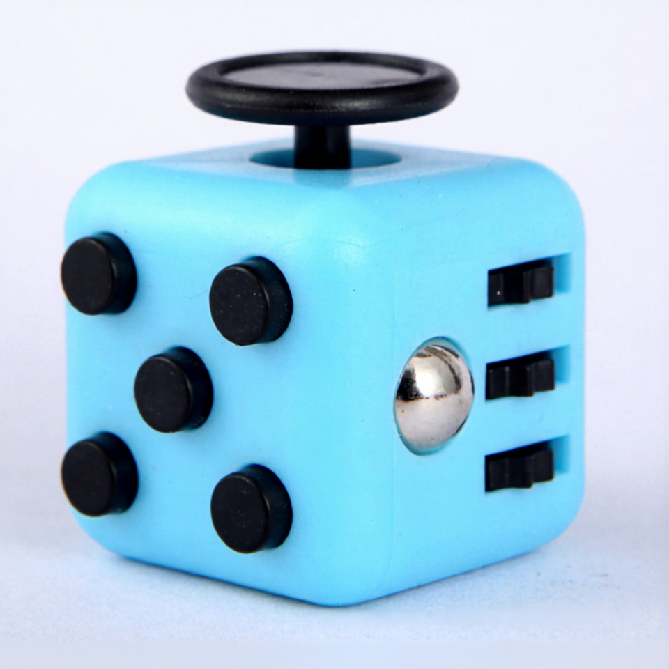 Multi-functional 6-Sided Fidget Busy Cube Portable Decompression Dice ...
