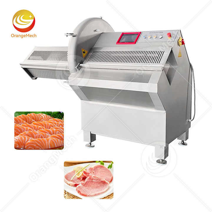 ORME Automatic Bacon Chicken Steak Frozen Meat Slice Cut Machine Deli ...
