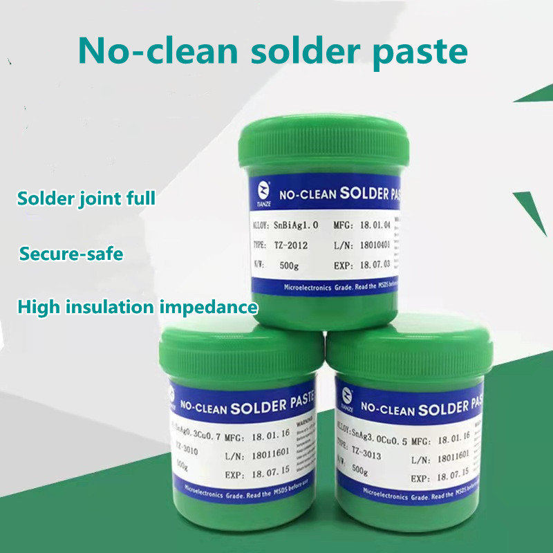Solder paste 500g high/medium/low temperature halogen-free lead-free no-clean solder paste ...