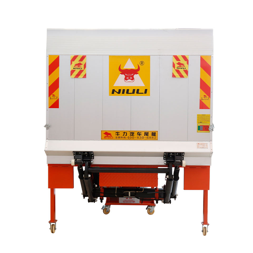 New 1-Ton Steel Cargo Box Truck Van with Hydraulic Tail Lift Platform