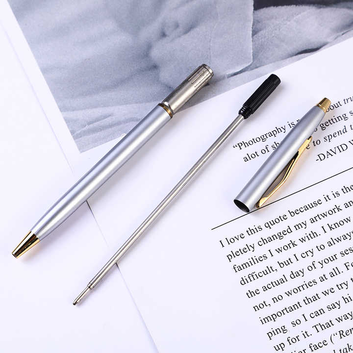 SHULI 2025 Advertising Cheap Custom Ballpoint Pens Metal Slim Hotel ...