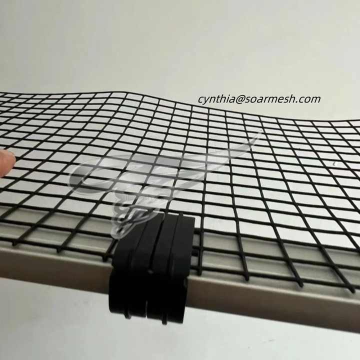 Black Pvc Coated 1/2inch Welded Wire Mesh Rodent Proof Solar Panel Bird ...
