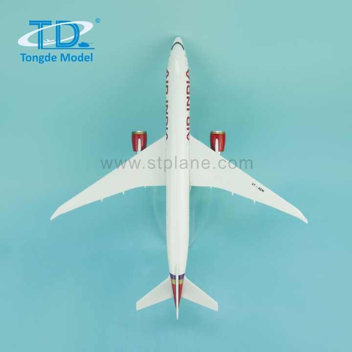 AIR INDIA Scale 1/200 Aircraft Resin Model 37cm Boeing B777-300 for ...