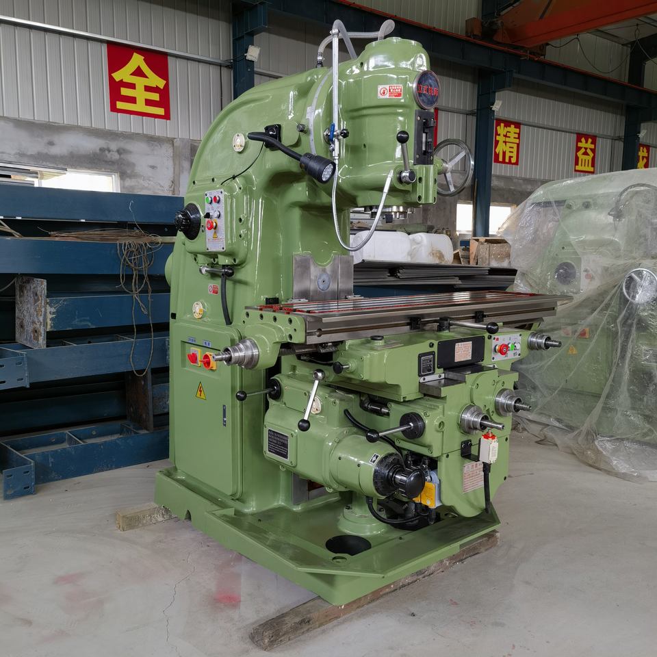 X5032 220V Universal Light Duty Vertical Milling Machine Manual Lifting ...