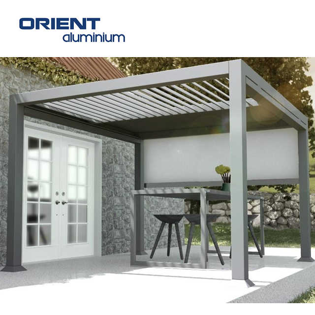 ORIENT Outdoor Modern Aluminium Pergola Bioclimatica 3X3m 3x4m 3x5m ...