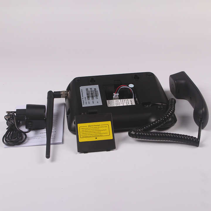 Dual SIM Card 4G GSM Wireless Desk Phone - Cordless Landline