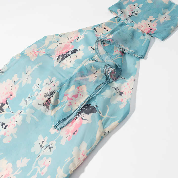 KAR&OT ZA 2025 Autumn New Temperament Sleeveless Halter Neck Print Sexy ...