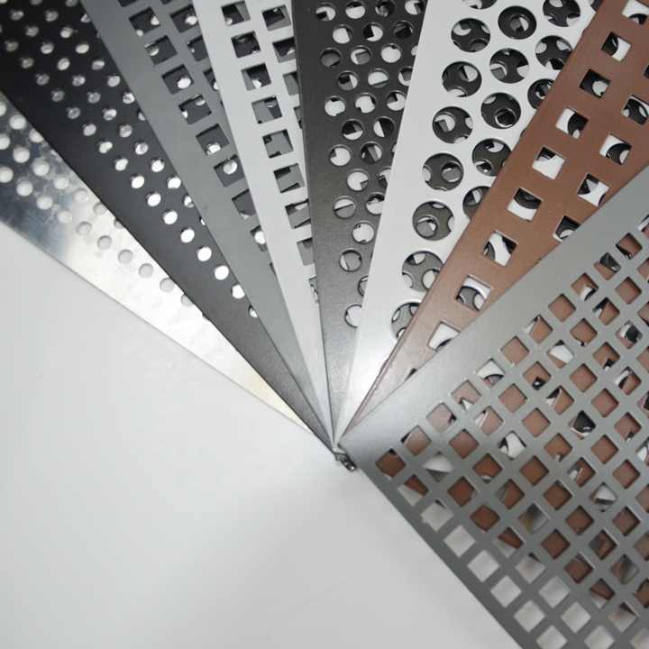 Square Holes Aluminum Perforated Screen Sheet Metal