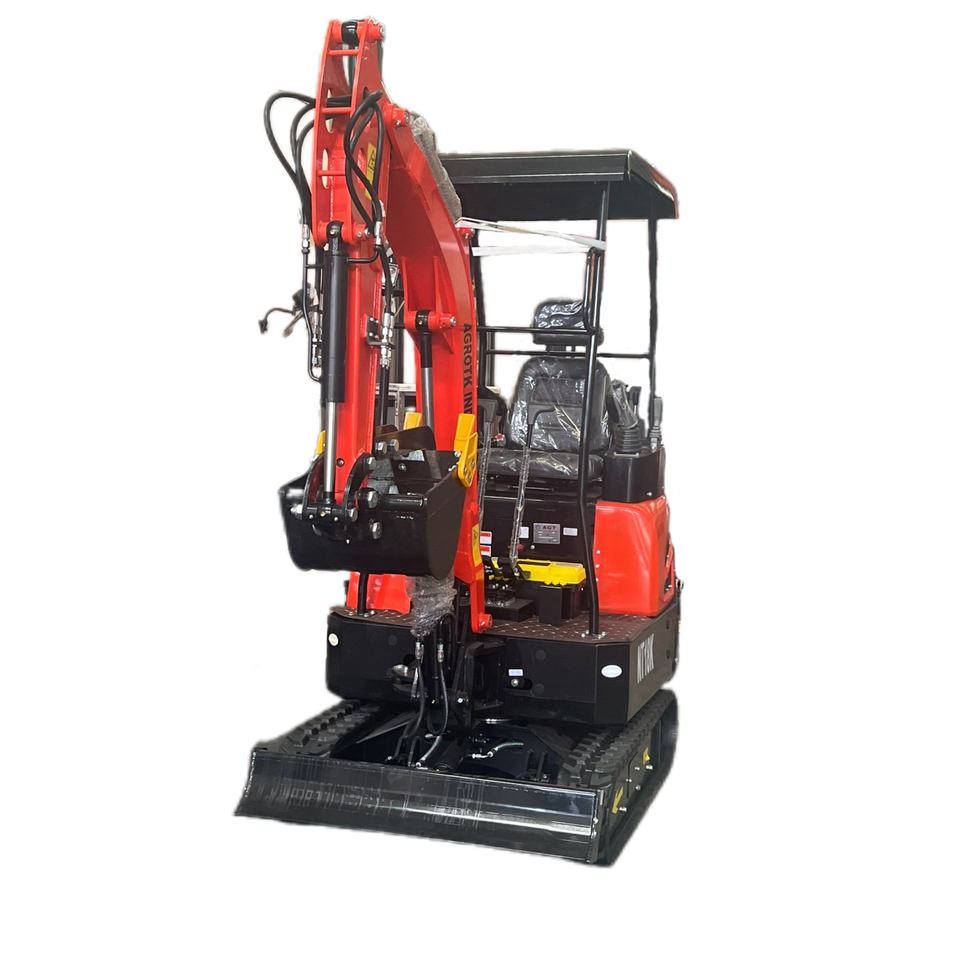 AGT Mini Excavator Kubota Engine 1.8 Ton Crawler Micro Digger Farm Mini ...
