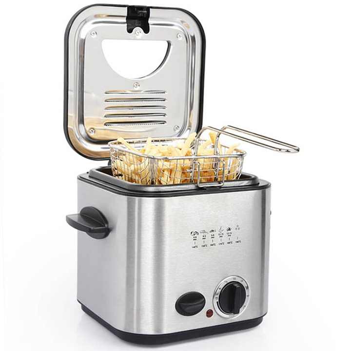 Mini Deep Fryer - 1.2L Electric Fryer for Family Use