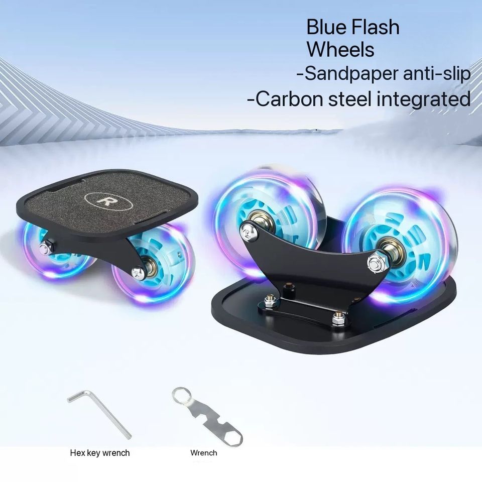 Split Freeline Drift Board With Flashing PU Wheels for Adult Beginner ...