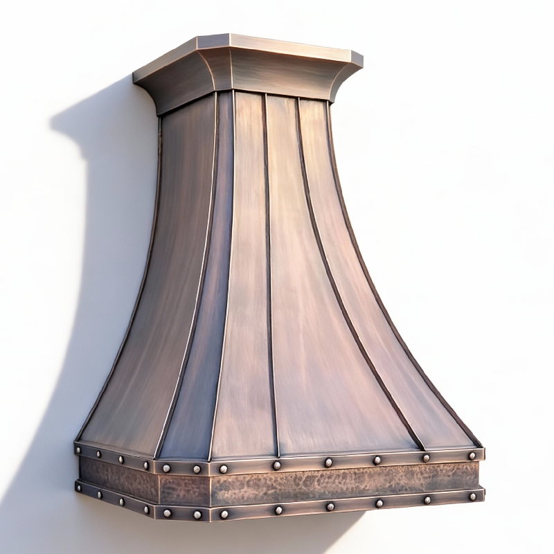 French Vintage Range Hood - Customized Metal Ventilation