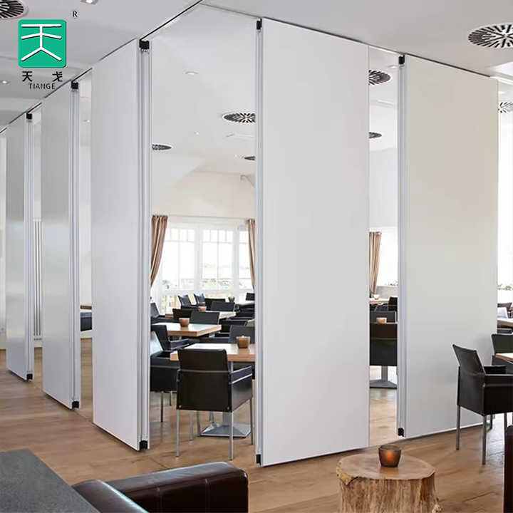 TianGe Wood Slat Partitioning Wall Metal Wedding Dining Living Hall ...