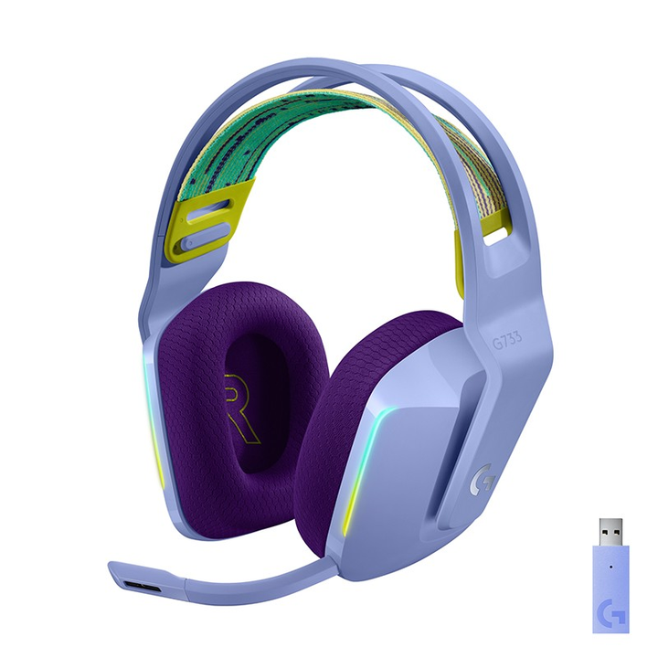 Logitech G733 Lightspeed Wireless Gaming Headset with Suspension ...