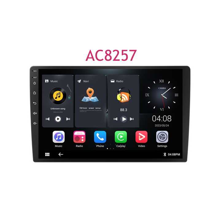 AC8257 Android 11 Autoradio Display 4+64G/2+32G GPS WIFI 5G BT FM Radio ...