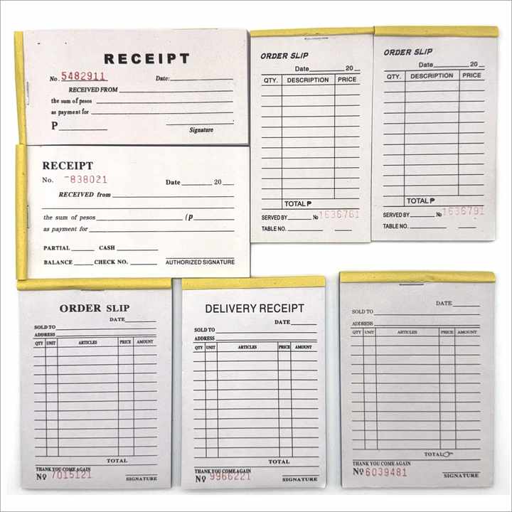 Invoice Book Carbonless Paper Custom Invoice Book Duplicate Form ...