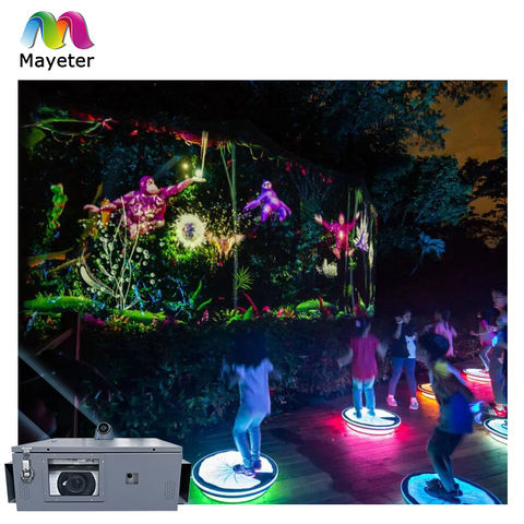 Immersive space 3D Hologram Display projector wall interact lighting ...