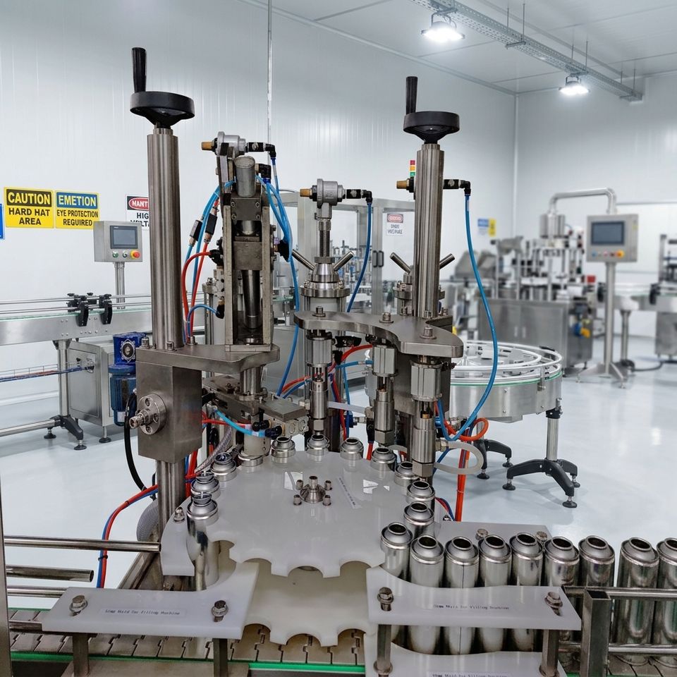 Automatic Aerosol Spray Filling Production Line Window Flower Spray ...